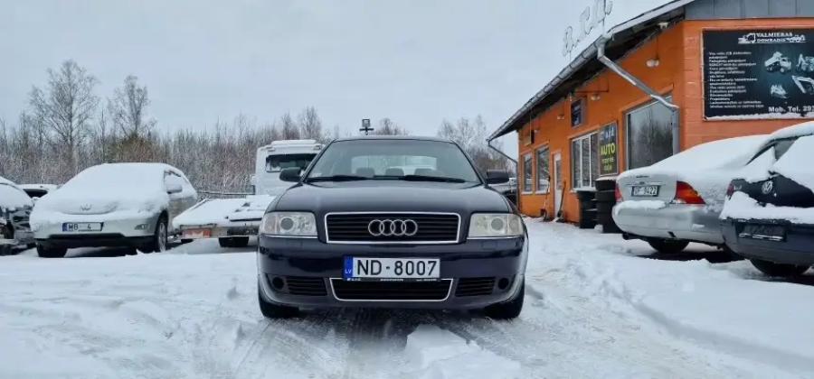 Синий Ауди А6 2001 в Валмиера, объемом двигателя 2.50 л и пробегом 251 тыс. км за 1750 €, фото 9 на AUTOMOTO.COM.LV