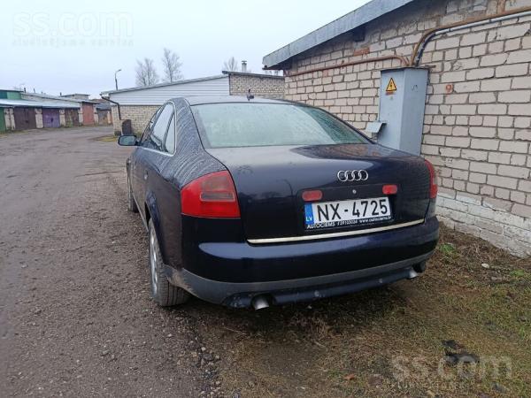 Blue Audi A6 2002 in Daugavpils, with an engine capacity of 2.50 L and mileage of 280 thousand km for 2100 €, photo 2 on AUTOMOTO.COM.LV