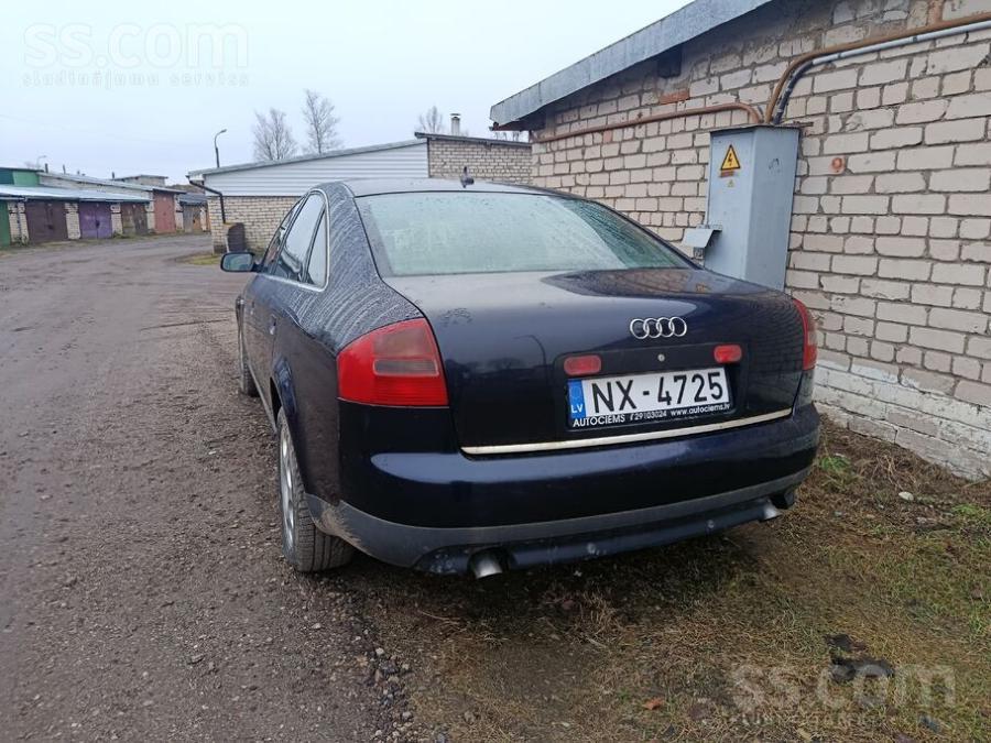 Zils Audi A6 2002 Daugavpils, ar dzinēja tilpumu 2.50 L un nobraukumu 280 tūkst. km par 2100 €, foto 2 vietnē AUTOMOTO.COM.LV