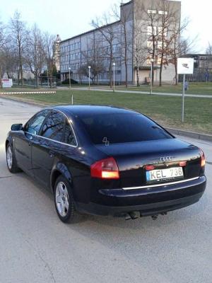 Blue Audi A6 2002 in Naujoji Akmene, with an engine capacity of 1.90 L and mileage of 372 thousand km for 2500 €, photo 9 on AUTOMOTO.COM.LV