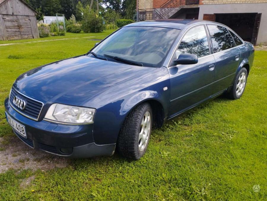 Blue Audi A6 2002 in Joniskis, with an engine capacity of 2.50 L and mileage of 324 thousand km for 1050 €, photo 1 on AUTOMOTO.COM.LV