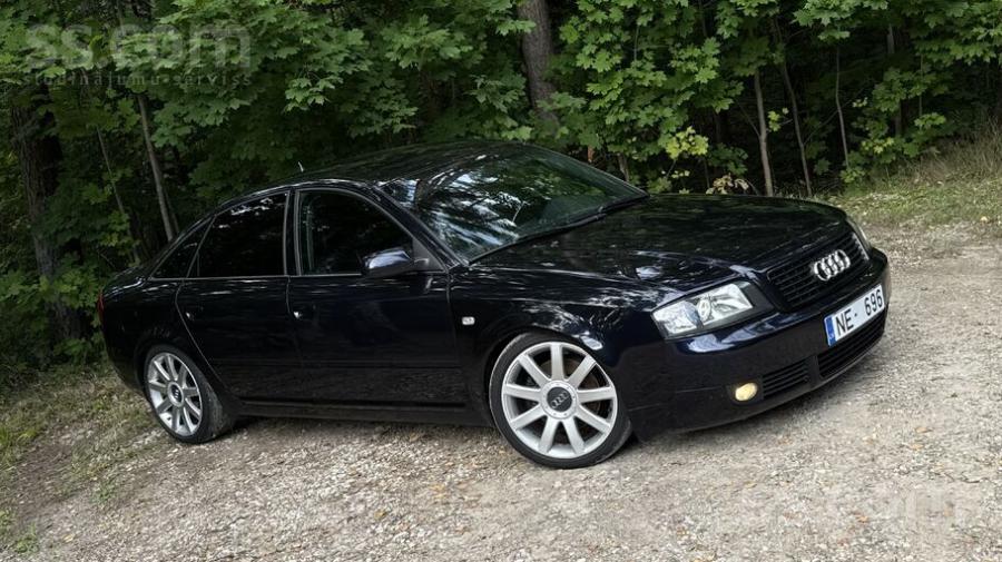 Blue Audi A6 2002 in Jurmala, with an engine capacity of 2.50 L and mileage of 347 thousand km for 2599 €, photo 3 on AUTOMOTO.COM.LV