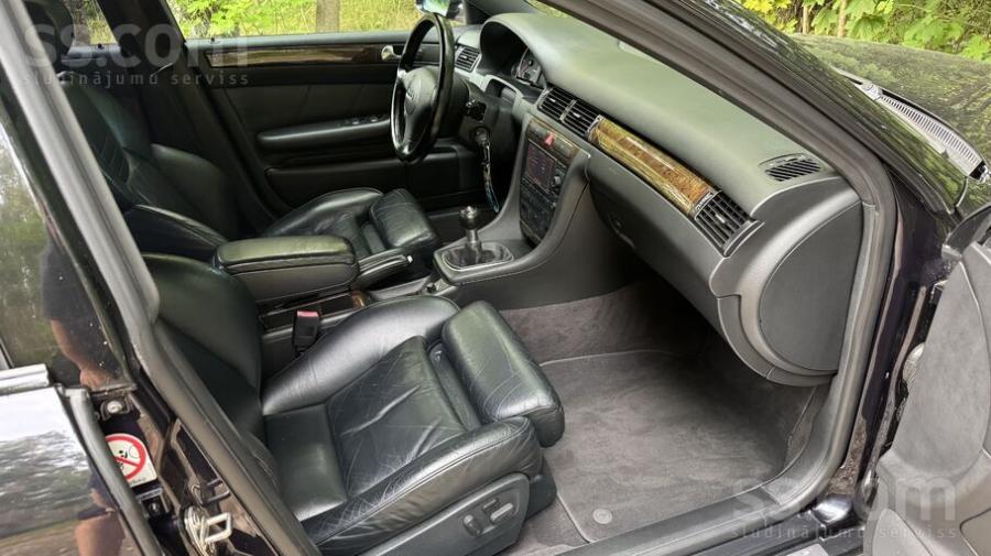 Blue Audi A6 2002 in Jurmala, with an engine capacity of 2.50 L and mileage of 347 thousand km for 2599 €, photo 10 on AUTOMOTO.COM.LV