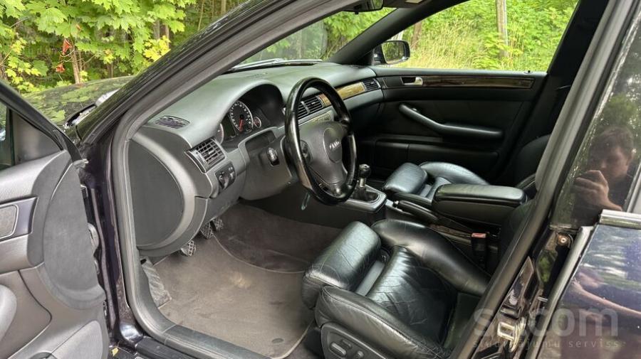 Blue Audi A6 2002 in Jurmala, with an engine capacity of 2.50 L and mileage of 347 thousand km for 2599 €, photo 11 on AUTOMOTO.COM.LV