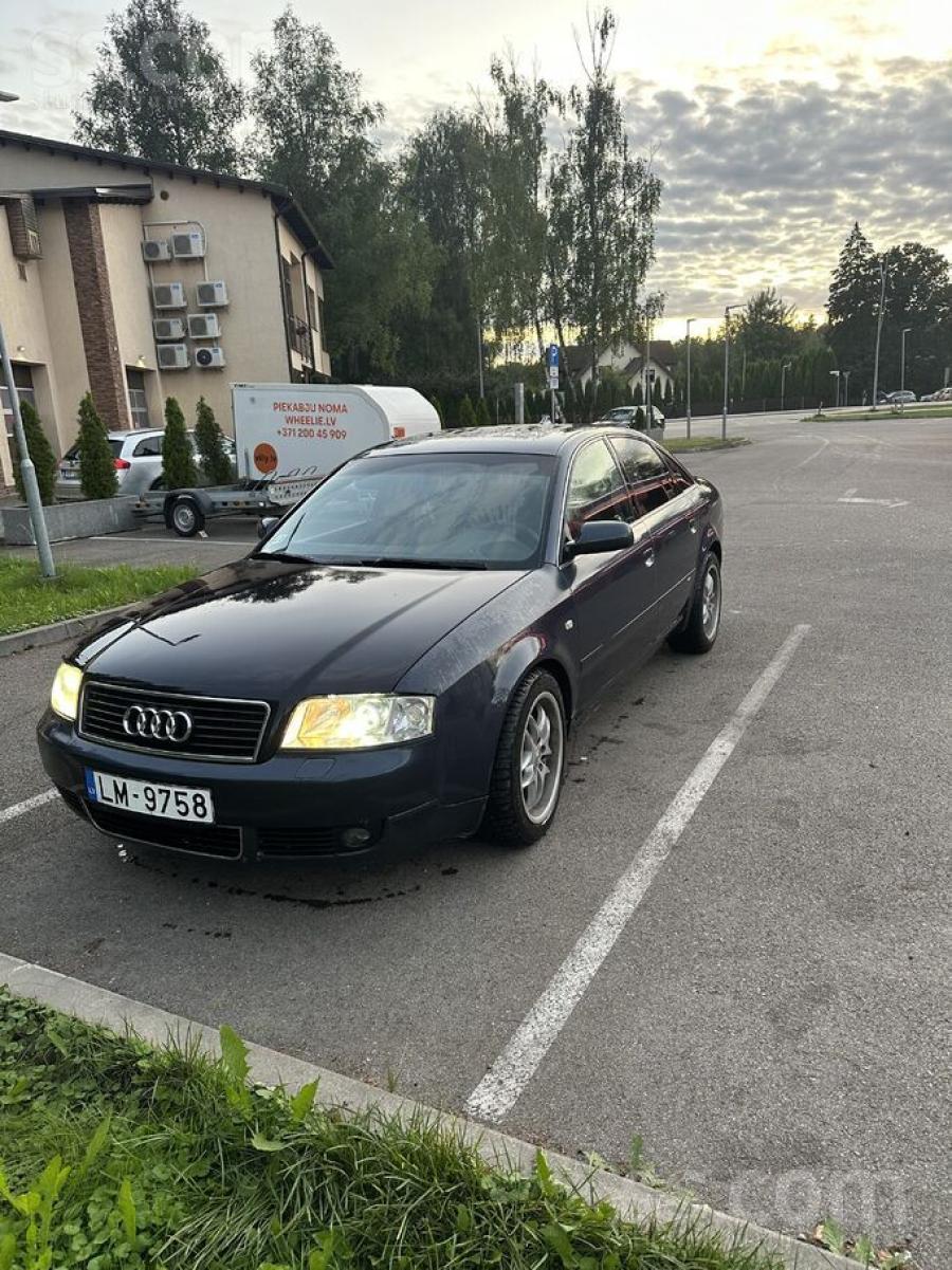 Blue Audi A6 2003 in Riga, with an engine capacity of 2.50 L and mileage of 356 thousand km for 1700 €, photo 1 on AUTOMOTO.COM.LV