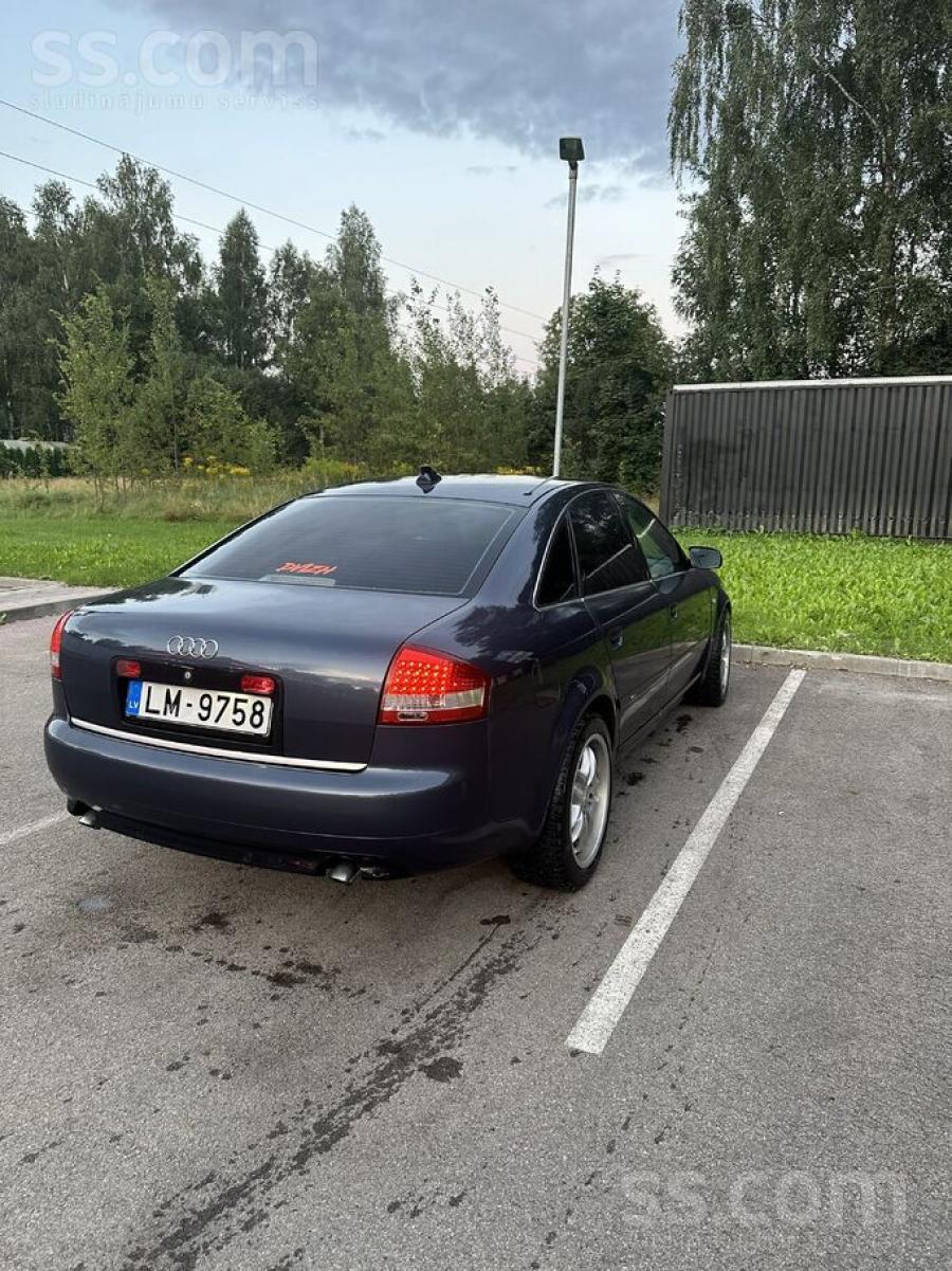 Blue Audi A6 2003 in Riga, with an engine capacity of 2.50 L and mileage of 356 thousand km for 1700 €, photo 3 on AUTOMOTO.COM.LV