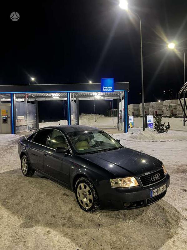 Blue Audi A6 2003 in Vilnius, with an engine capacity of 1.90 L and mileage of 240 thousand km for 650 €, photo 1 on AUTOMOTO.COM.LV