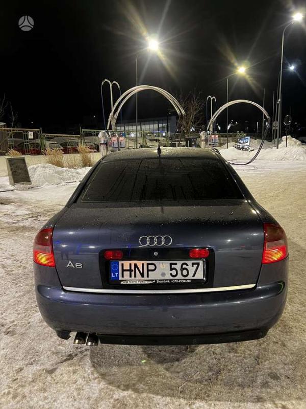 Blue Audi A6 2003 in Vilnius, with an engine capacity of 1.90 L and mileage of 240 thousand km for 650 €, photo 4 on AUTOMOTO.COM.LV