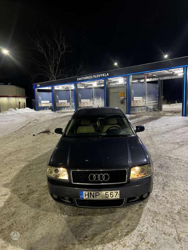 Blue Audi A6 2003 in Vilnius, with an engine capacity of 1.90 L and mileage of 240 thousand km for 650 €, photo 5 on AUTOMOTO.COM.LV