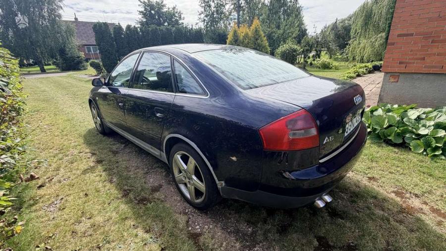 Blue Audi A6 2003 in Vilnius, with an engine capacity of 2.50 L and mileage of 367 thousand km for 750 €, photo 8 on AUTOMOTO.COM.LV