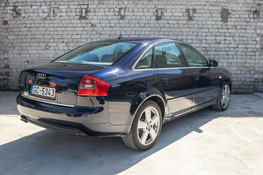 Zils Audi A6 2003 Liepāja, ar dzinēja tilpumu 2.50 L un nobraukumu 302 tūkst. km par 2500 €, foto 5 vietnē AUTOMOTO.COM.LV