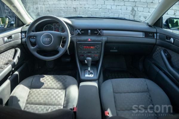 Blue Audi A6 2003 in Liepaja, with an engine capacity of 2.50 L and mileage of 302 thousand km for 2500 €, photo 6 on AUTOMOTO.COM.LV