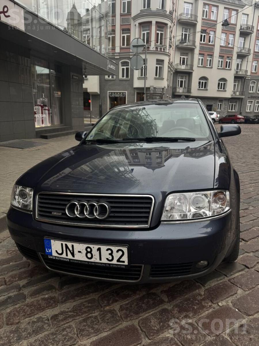 Zils Audi A6 2004 Rīga, ar dzinēja tilpumu 1.90 L un nobraukumu 320 tūkst. km par 2000 €, foto 1 vietnē AUTOMOTO.COM.LV