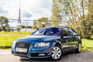 Blue Audi A6 2004 in Riga, with an engine capacity of 3.00 L and mileage of 389 thousand km for 3990 €, photo  on AUTOMOTO.COM.LV
