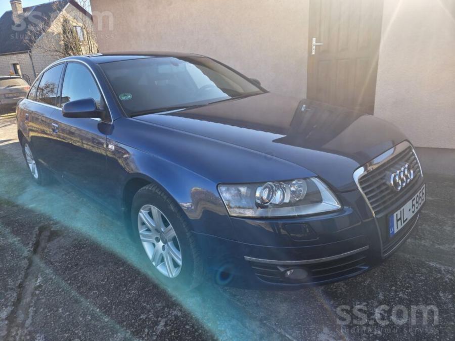 Zils Audi A6 2004 Jēkabpils, ar dzinēja tilpumu 2.00 L un nobraukumu 323 tūkst. km par 4500 €, foto 1 vietnē AUTOMOTO.COM.LV