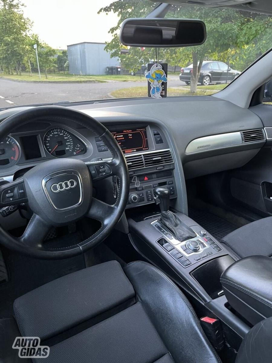 Blue Audi A6 2004 in Vilnius, with an engine capacity of 3.00 L and mileage of 380 thousand km for 2990 €, photo 10 on AUTOMOTO.COM.LV