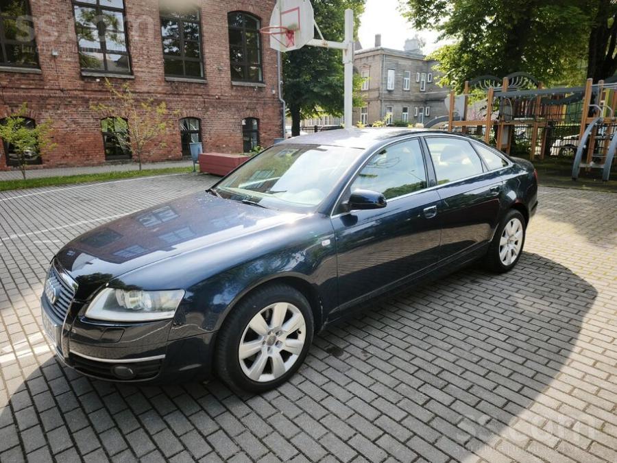 Zils Audi A6 2004 Liepāja, ar dzinēja tilpumu 3.00 L un nobraukumu 212 tūkst. km par 3300 €, foto 1 vietnē AUTOMOTO.COM.LV