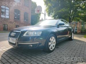 Zils Audi A6 2004 Liepāja, ar dzinēja tilpumu 3.00 L un nobraukumu 212 tūkst. km par 2650 €, foto  vietnē AUTOMOTO.COM.LV