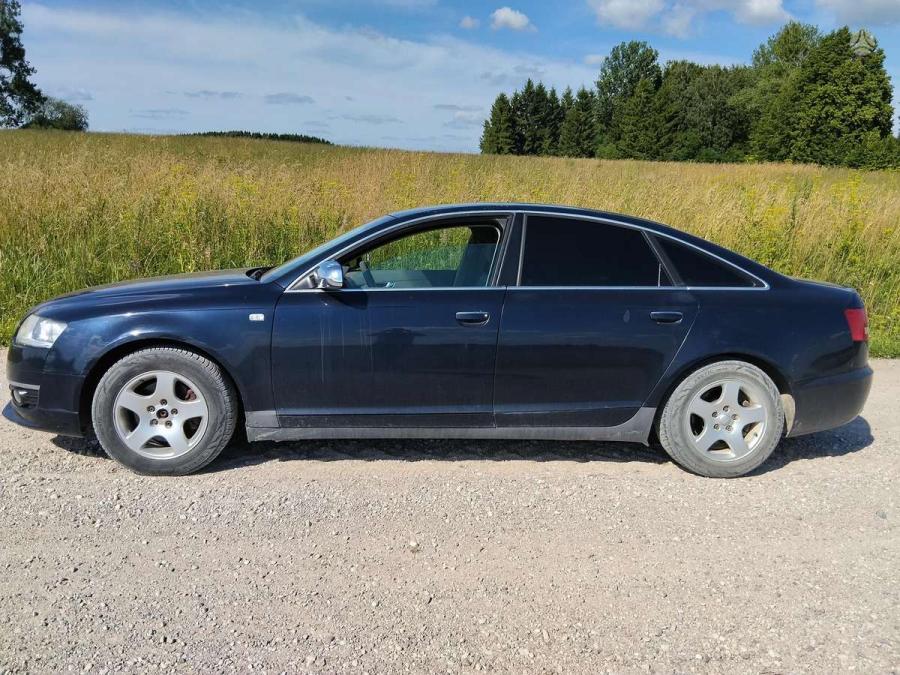 Blue Audi A6 2004 in Skaudvile, with an engine capacity of 2.39 L and mileage of 348 thousand km for 1650 €, photo 4 on AUTOMOTO.COM.LV