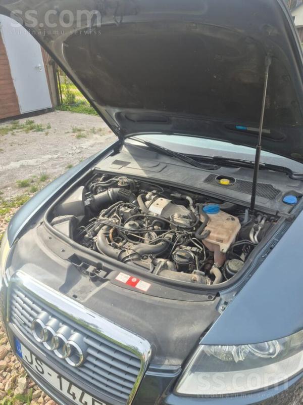 Blue Audi A6 2004 in Jelgava, with an engine capacity of 3.00 L and mileage of 326 thousand km for 2050 €, photo 3 on AUTOMOTO.COM.LV