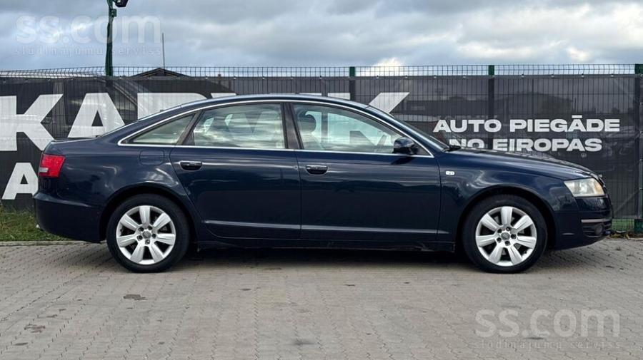 Blue Audi A6 2004 in Liepaja, with an engine capacity of 3.00 L and mileage of 214 thousand km for 2850 €, photo 4 on AUTOMOTO.COM.LV