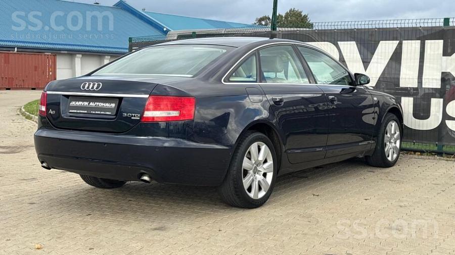 Blue Audi A6 2004 in Liepaja, with an engine capacity of 3.00 L and mileage of 214 thousand km for 2850 €, photo 5 on AUTOMOTO.COM.LV