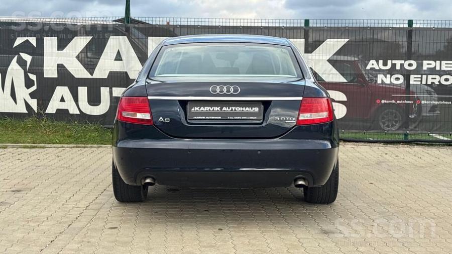 Blue Audi A6 2004 in Liepaja, with an engine capacity of 3.00 L and mileage of 214 thousand km for 2850 €, photo 6 on AUTOMOTO.COM.LV