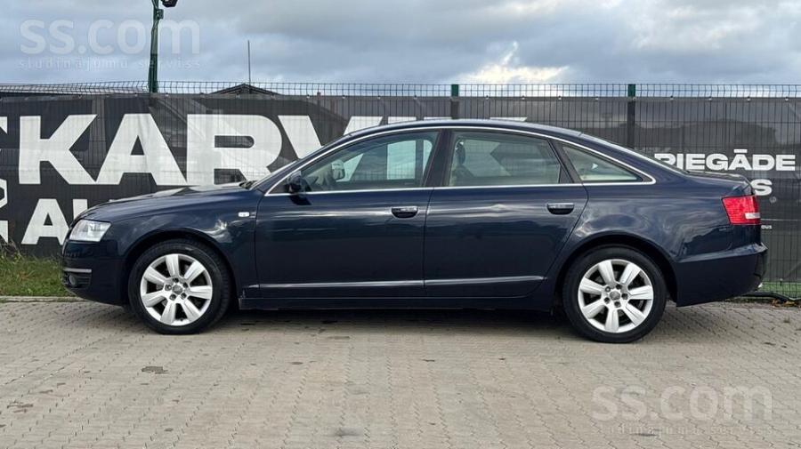 Blue Audi A6 2004 in Liepaja, with an engine capacity of 3.00 L and mileage of 214 thousand km for 2850 €, photo 8 on AUTOMOTO.COM.LV