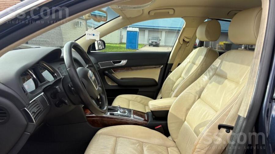 Blue Audi A6 2004 in Liepaja, with an engine capacity of 3.00 L and mileage of 214 thousand km for 2850 €, photo 11 on AUTOMOTO.COM.LV