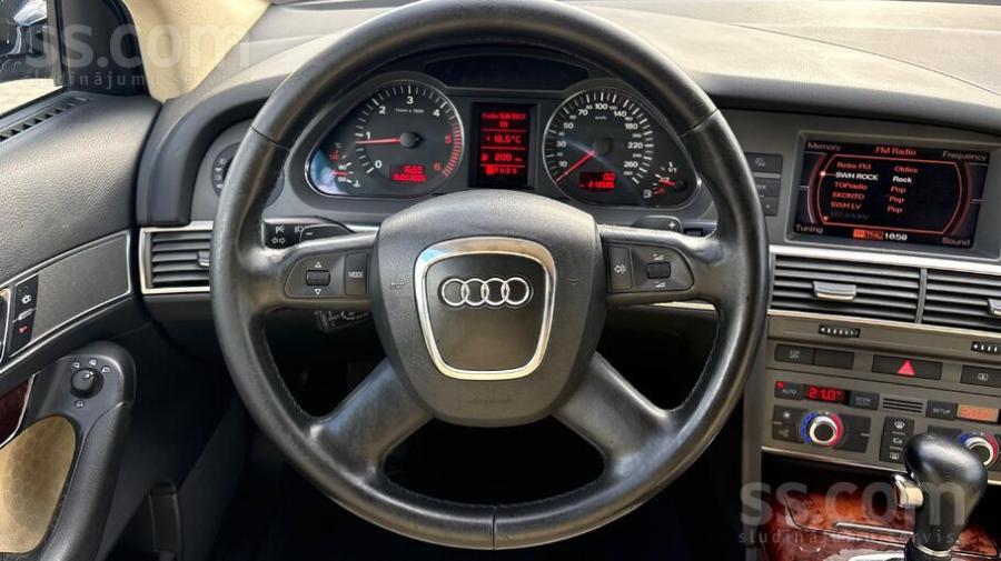 Blue Audi A6 2004 in Liepaja, with an engine capacity of 3.00 L and mileage of 214 thousand km for 2850 €, photo 15 on AUTOMOTO.COM.LV