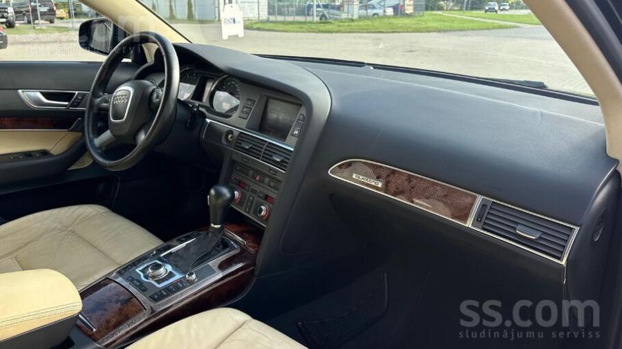 Blue Audi A6 2004 in Liepaja, with an engine capacity of 3.00 L and mileage of 214 thousand km for 2850 €, photo 19 on AUTOMOTO.COM.LV