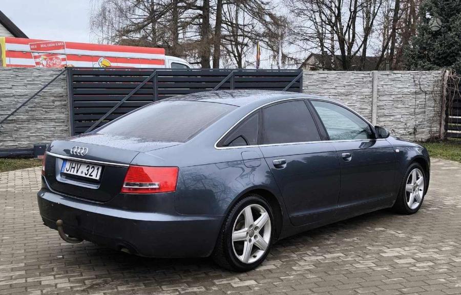 Zils Audi A6 2005 Kauņa, ar dzinēja tilpumu 2.70 L un nobraukumu 330 tūkst. km par 2350 €, foto 5 vietnē AUTOMOTO.COM.LV