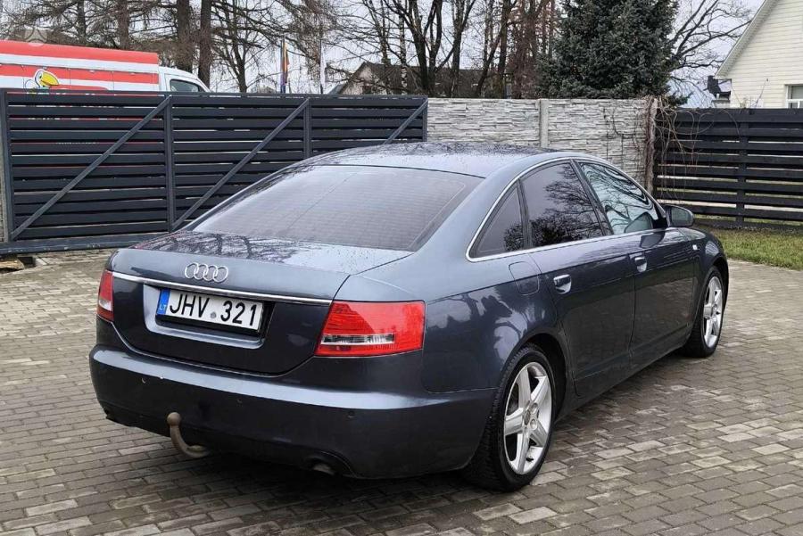 Zils Audi A6 2005 Kauņa, ar dzinēja tilpumu 2.70 L un nobraukumu 330 tūkst. km par 2350 €, foto 6 vietnē AUTOMOTO.COM.LV