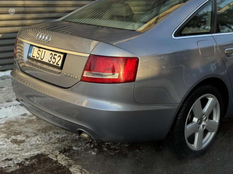 Blue Audi A6 2005 in Vilnius, with an engine capacity of 2.70 L and mileage of 233 thousand km for 4400 €, photo 5 on AUTOMOTO.COM.LV