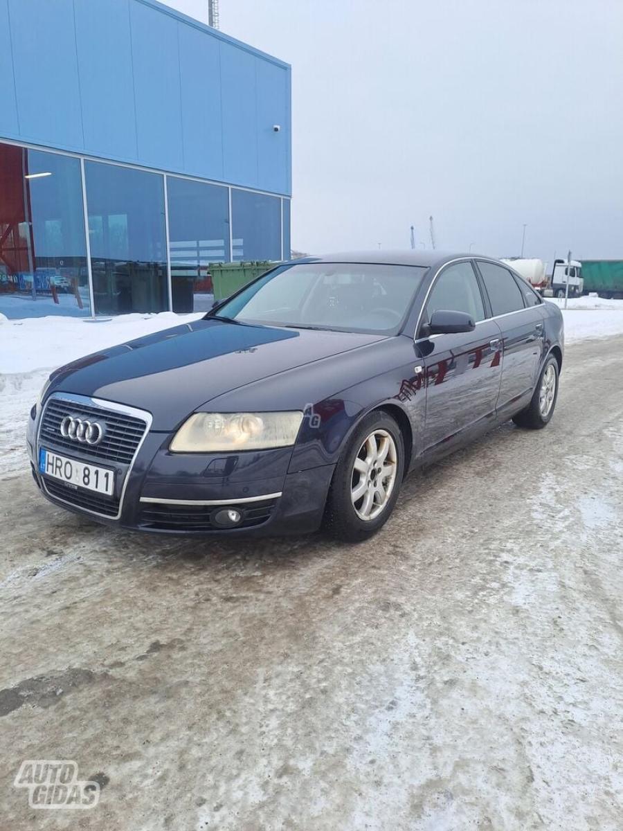 Blue Audi A6 2005 in Klaipeda, with an engine capacity of 2.70 L and mileage of 326 thousand km for 1500 €, photo 1 on AUTOMOTO.COM.LV