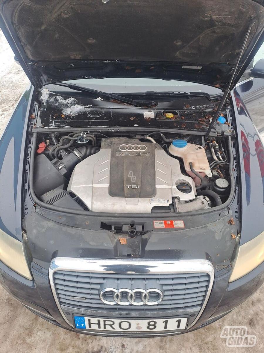 Blue Audi A6 2005 in Klaipeda, with an engine capacity of 2.70 L and mileage of 326 thousand km for 1500 €, photo 13 on AUTOMOTO.COM.LV