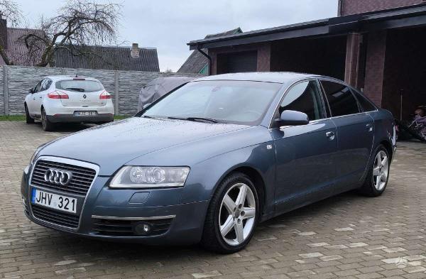 Zils Audi A6 2005 Kauņa, ar dzinēja tilpumu 2.70 L un nobraukumu 330 tūkst. km par 2300 €, foto 1 vietnē AUTOMOTO.COM.LV