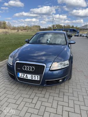 Zils Audi A6 2005 Kauņa, ar dzinēja tilpumu 3.00 L un nobraukumu 316 tūkst. km par 2500 €, foto  vietnē AUTOMOTO.COM.LV