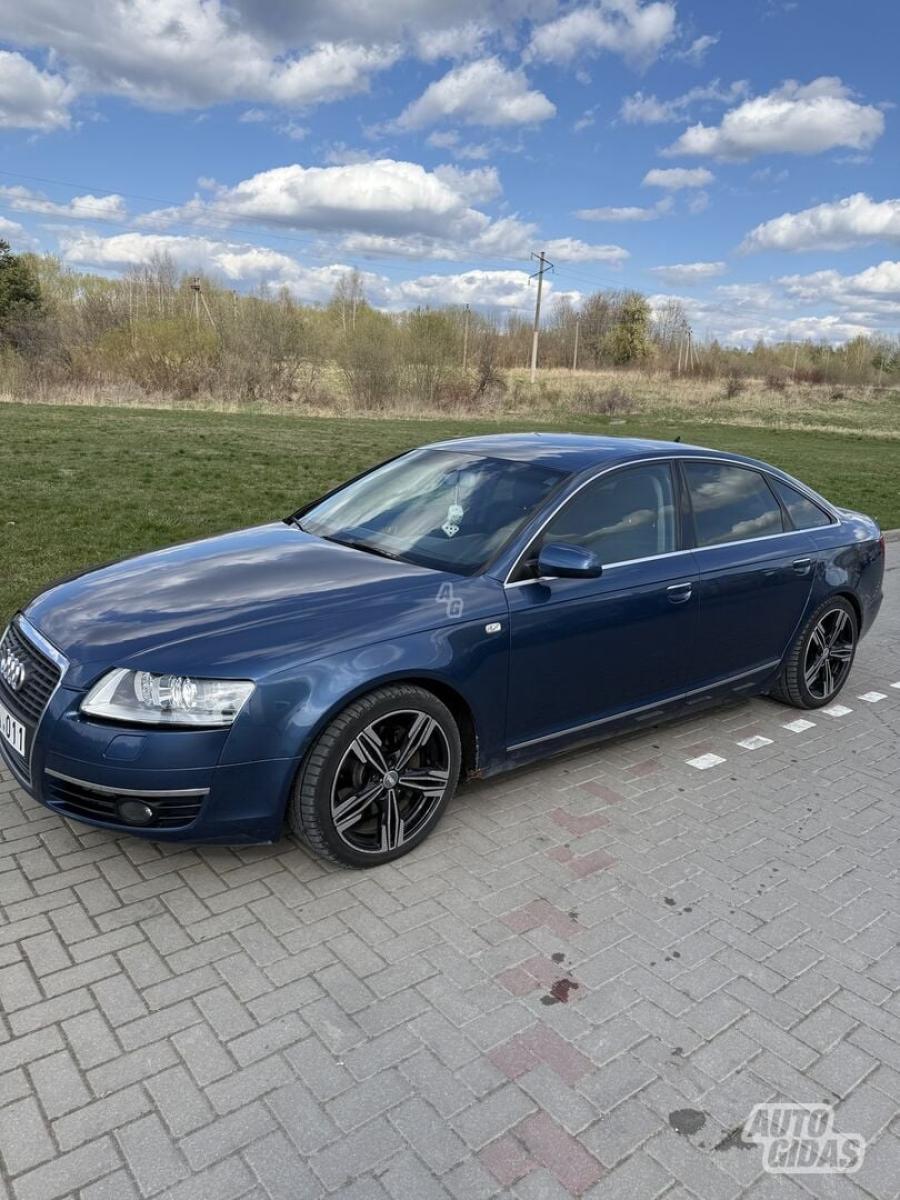Blue Audi A6 2005 in Kaunas, with an engine capacity of 3.00 L and mileage of 316 thousand km for 2500 €, photo 3 on AUTOMOTO.COM.LV