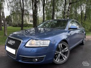 Zils Audi A6 2005 Kauņa, ar dzinēja tilpumu 3.00 L un nobraukumu 316 tūkst. km par 2350 €, foto  vietnē AUTOMOTO.COM.LV