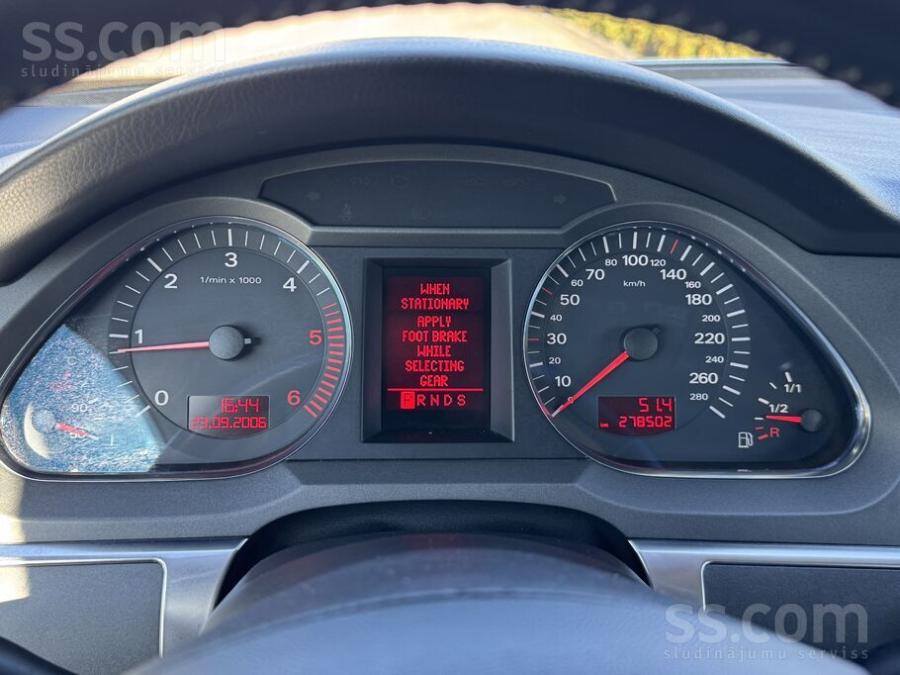 Zils Audi A6 2005 Rīga, ar dzinēja tilpumu 3.00 L un nobraukumu 0 tūkst. km par 2750 €, foto 20 vietnē AUTOMOTO.COM.LV