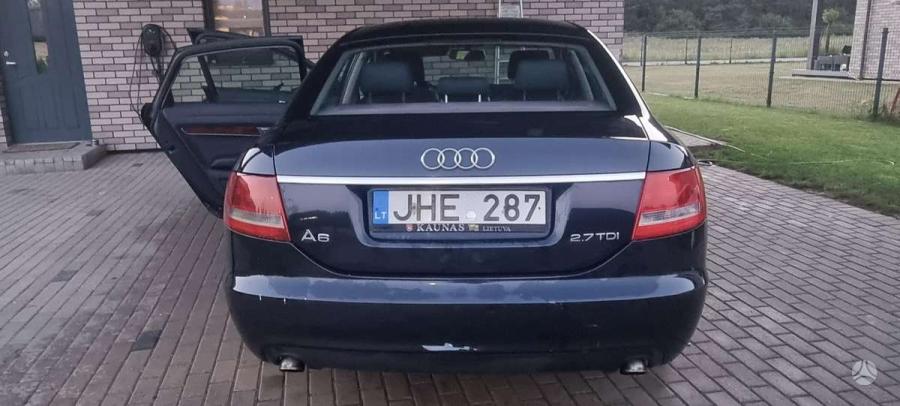 Blue Audi A6 2005 in Kaunas, with an engine capacity of 2.70 L and mileage of 354 thousand km for 1700 €, photo 4 on AUTOMOTO.COM.LV