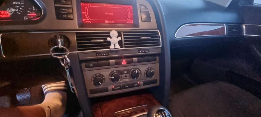 Blue Audi A6 2005 in Kaunas, with an engine capacity of 2.70 L and mileage of 354 thousand km for 1700 €, photo 10 on AUTOMOTO.COM.LV