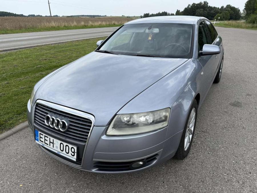 Blue Audi A6 2005 in Alytus, with an engine capacity of 2.70 L and mileage of 457 thousand km for 2650 €, photo 1 on AUTOMOTO.COM.LV