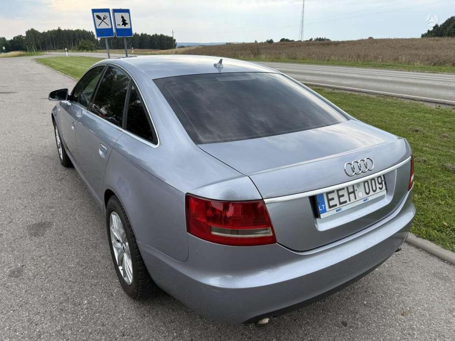 Blue Audi A6 2005 in Alytus, with an engine capacity of 2.70 L and mileage of 457 thousand km for 2650 €, photo 7 on AUTOMOTO.COM.LV