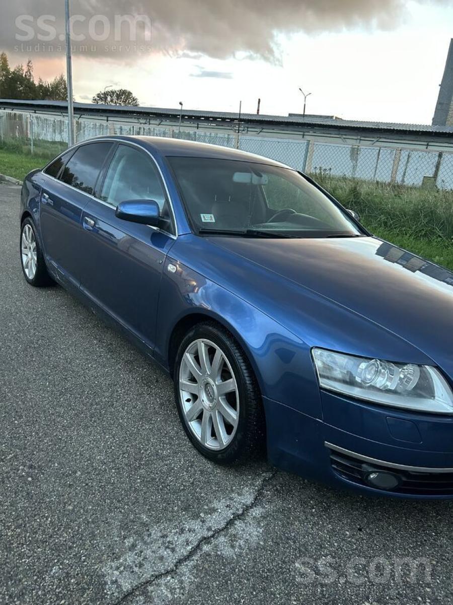 Blue Audi A6 2005 in Riga, with an engine capacity of 3.00 L and mileage of 380 thousand km for 1500 €, photo 4 on AUTOMOTO.COM.LV