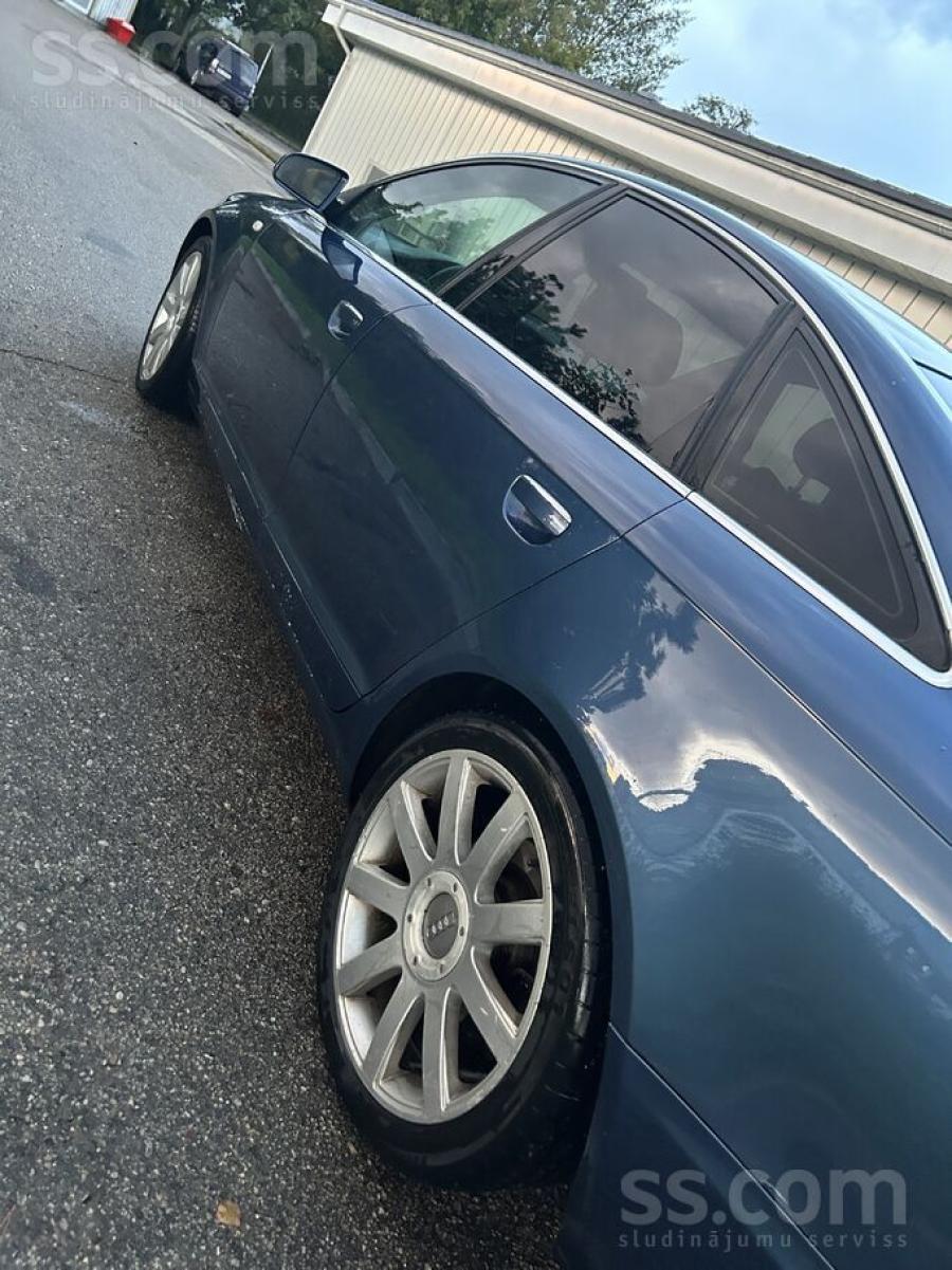 Blue Audi A6 2005 in Riga, with an engine capacity of 3.00 L and mileage of 380 thousand km for 1500 €, photo 6 on AUTOMOTO.COM.LV