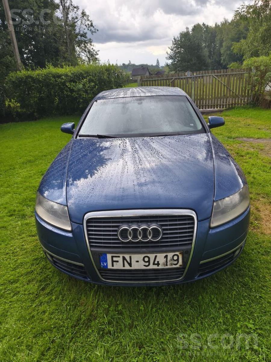Blue Audi A6 2005 in Riga, with an engine capacity of 2.40 L and mileage of 505 thousand km for 1500 €, photo 7 on AUTOMOTO.COM.LV