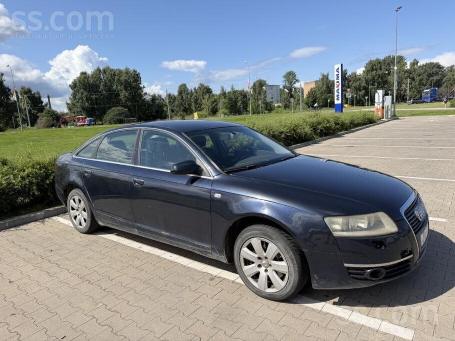 Blue Audi A6 2005 in Riga, with an engine capacity of 2.70 L and mileage of 517 thousand km for 1300 €, photo 1 on AUTOMOTO.COM.LV