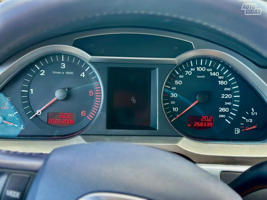 Zils Audi A6 2006 Kretinga, ar dzinēja tilpumu 2.00 L un nobraukumu 268 tūkst. km par 4000 €, foto 22 vietnē AUTOMOTO.COM.LV